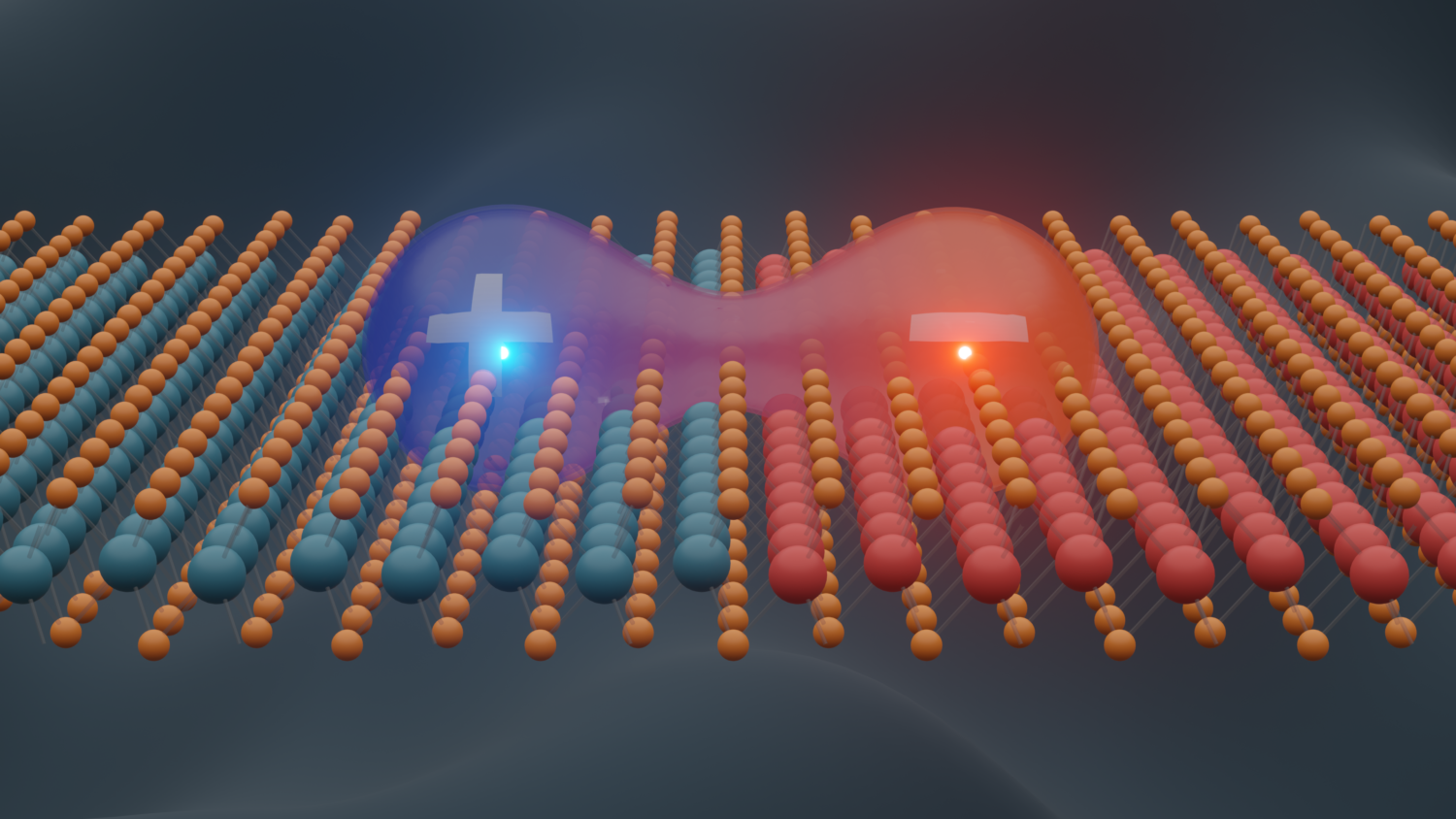 Interface engineering of charge-transfer excitons in 2D lateral ...